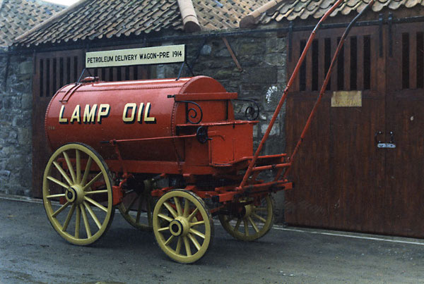 Horse drawn oil road tanker | STICK